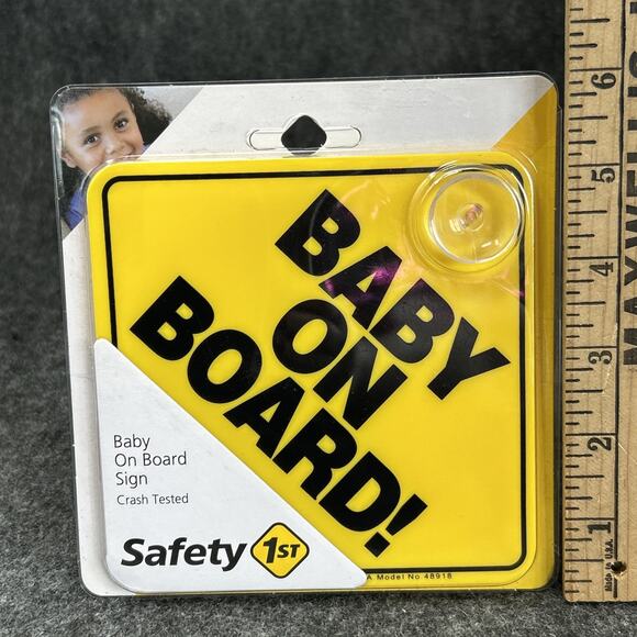 Safety 1St | Wall Decor | New Safety St Baby On Board Sign Crash Tested ...